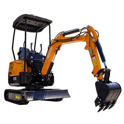 ความกว้างของแทร็ก 180 มม. HT13 Hightop Mini Excavator รัศมีการหมุนหาง ...